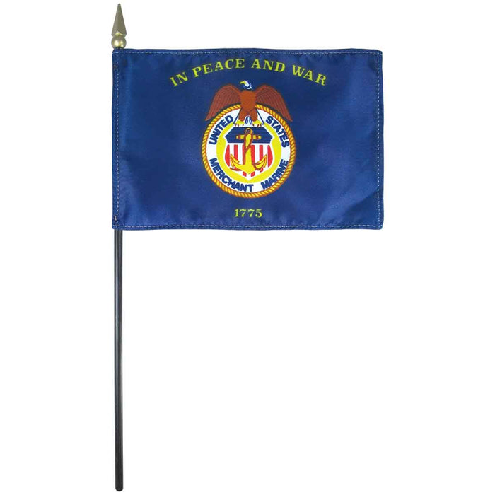 Mounted Merchant Marine Flags|Flag Station USA
